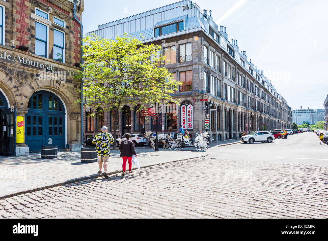 Montreal french quarter hi-res stock photography and images - Alamy