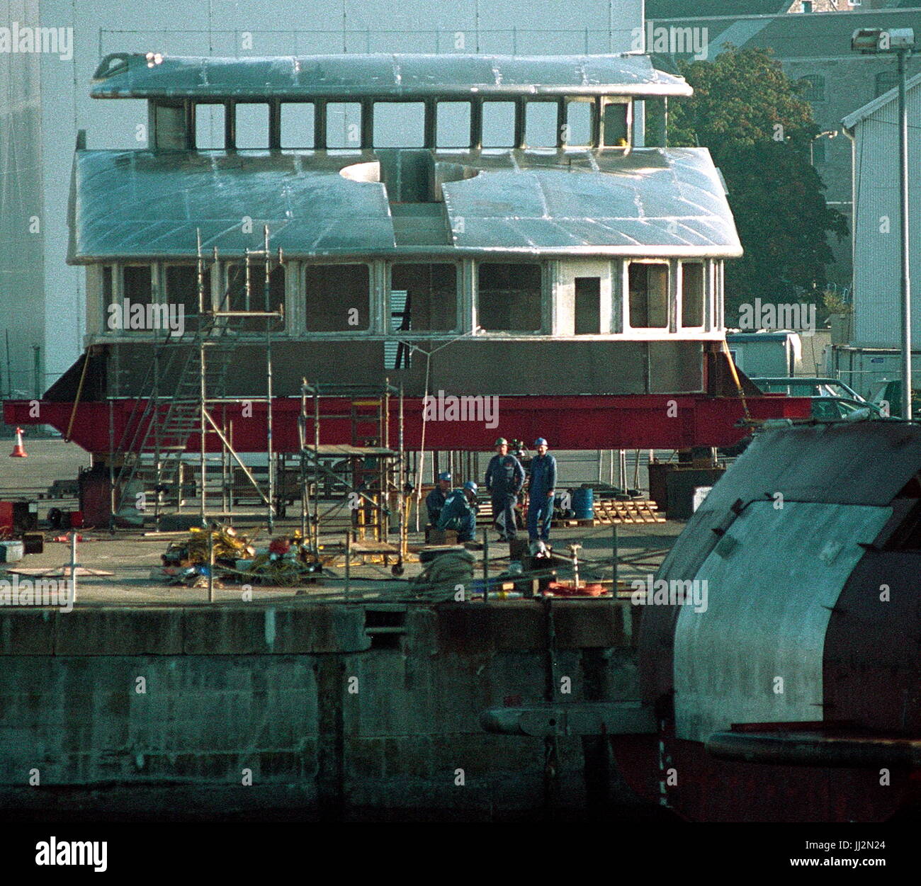 AJAXNETPHOTO. 2003. PLYMOUTH, ENGLAND. - DML PROJECT TAKES SHAPE - THE ...