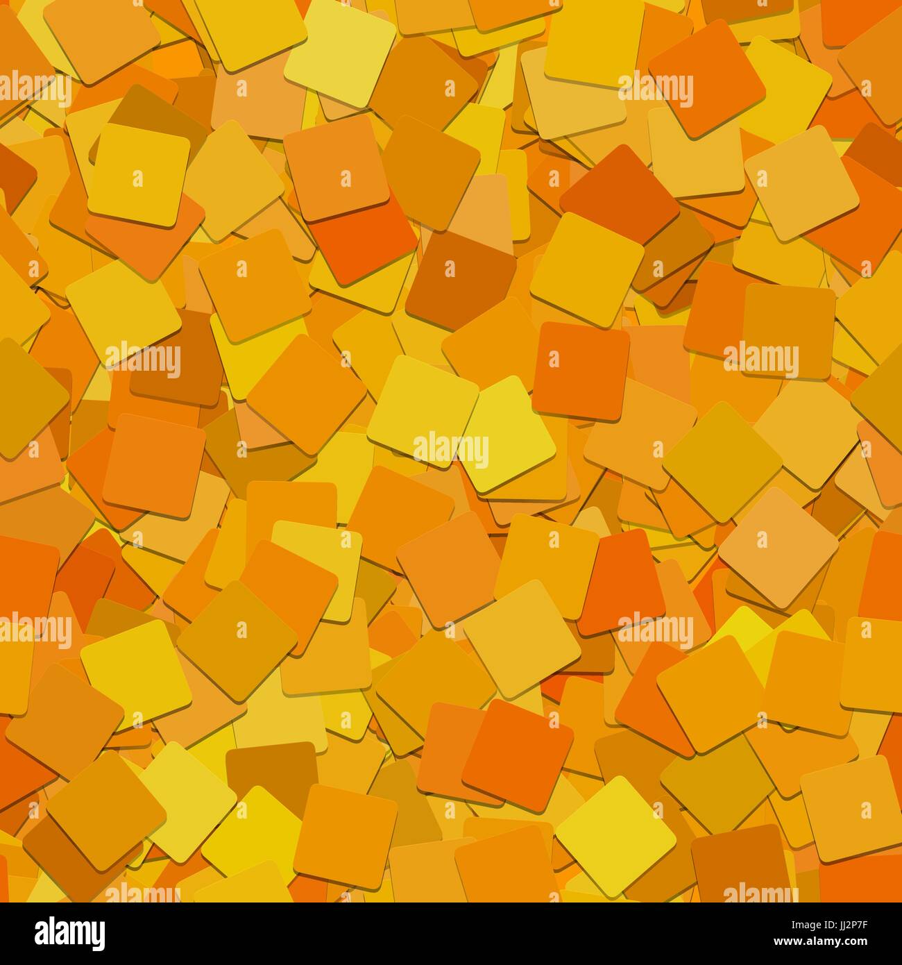 Abstract Seamless Square Background Pattern Vector Graphic From Rotated Orange Squares With