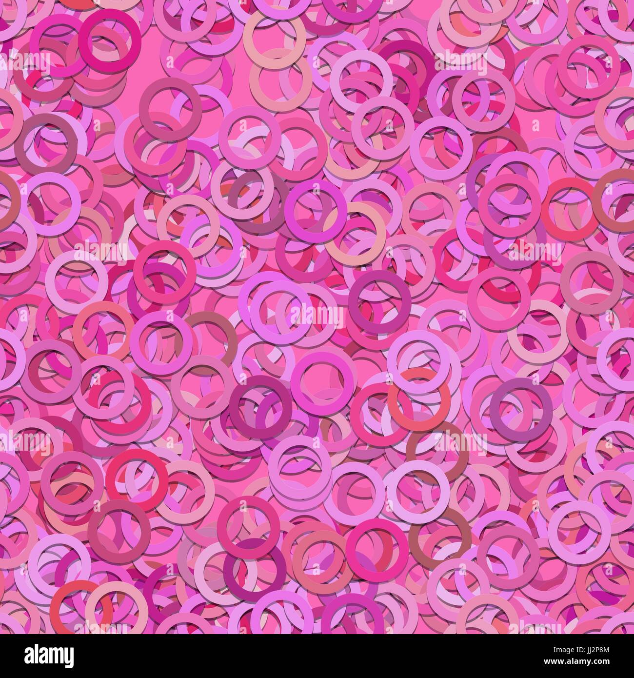 Abstract seamless random circle pattern background - vector design from pink rings Stock Vector ...