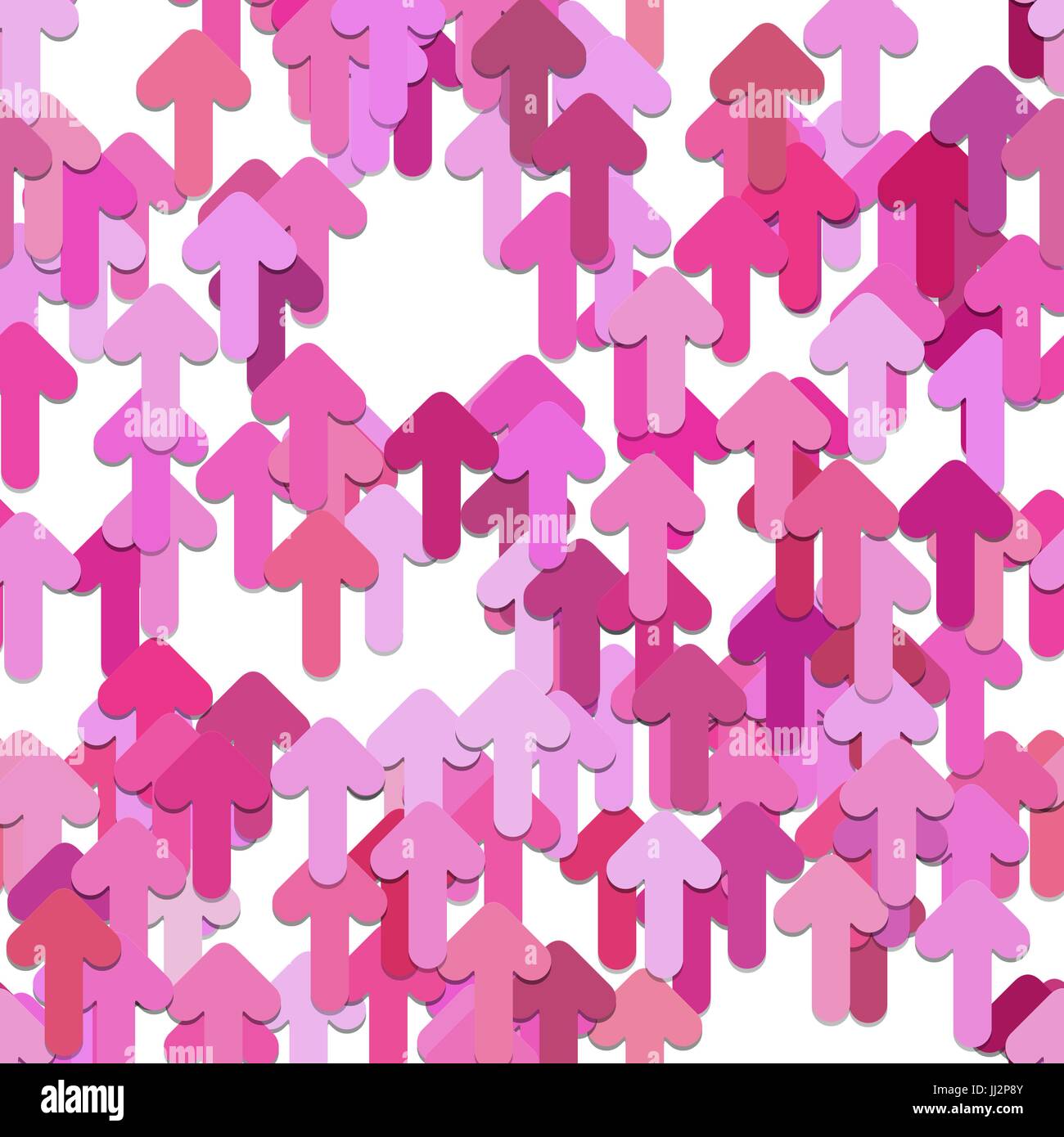 Seamless geometrical arrow background pattern - vector design from pink ...