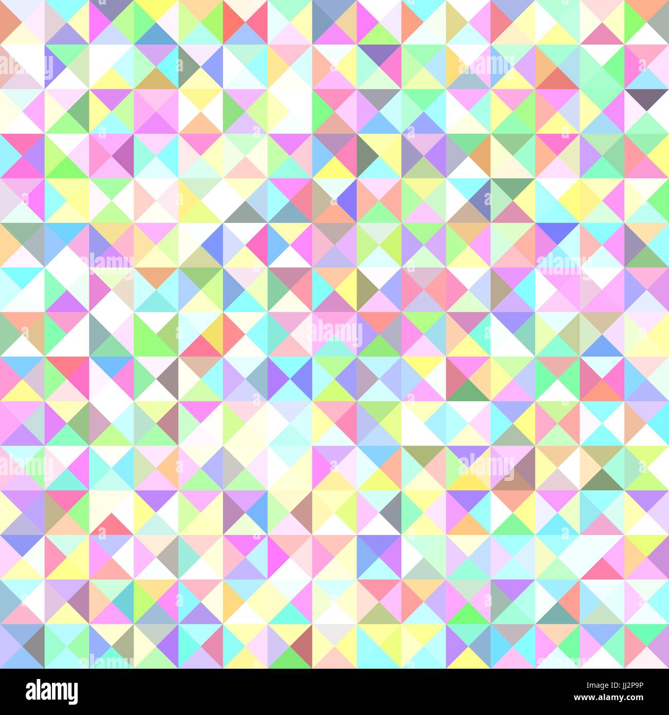 Abstract Triangle Tile Mosaic Background Vector Graphic From Triangles In Light Volored Tones