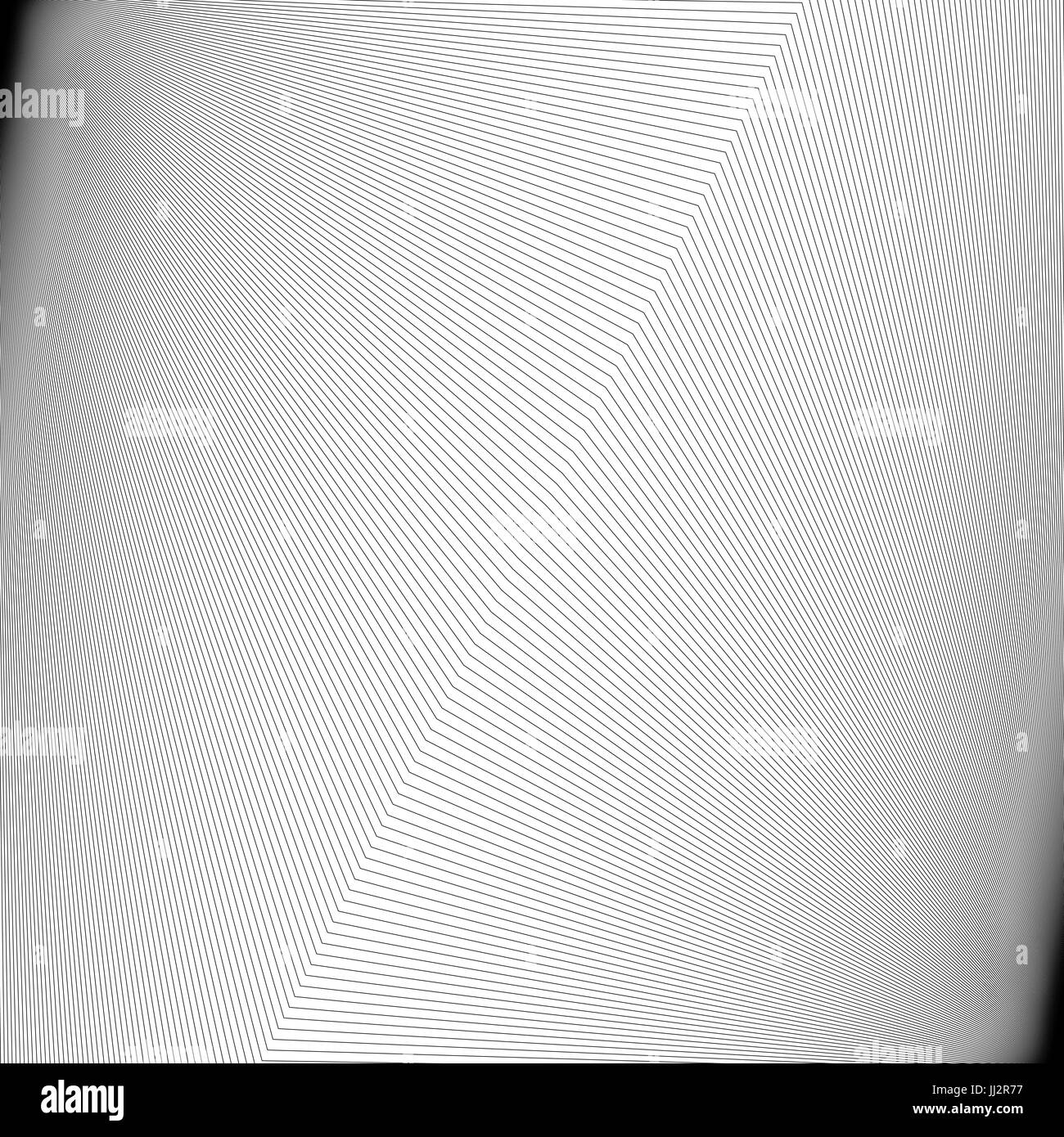 Abstract monochromatic line pattern background design - vector graphic ...