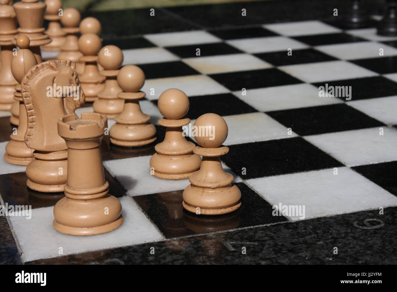 picture of a chess Board and chess pieces Stock Photo - Alamy