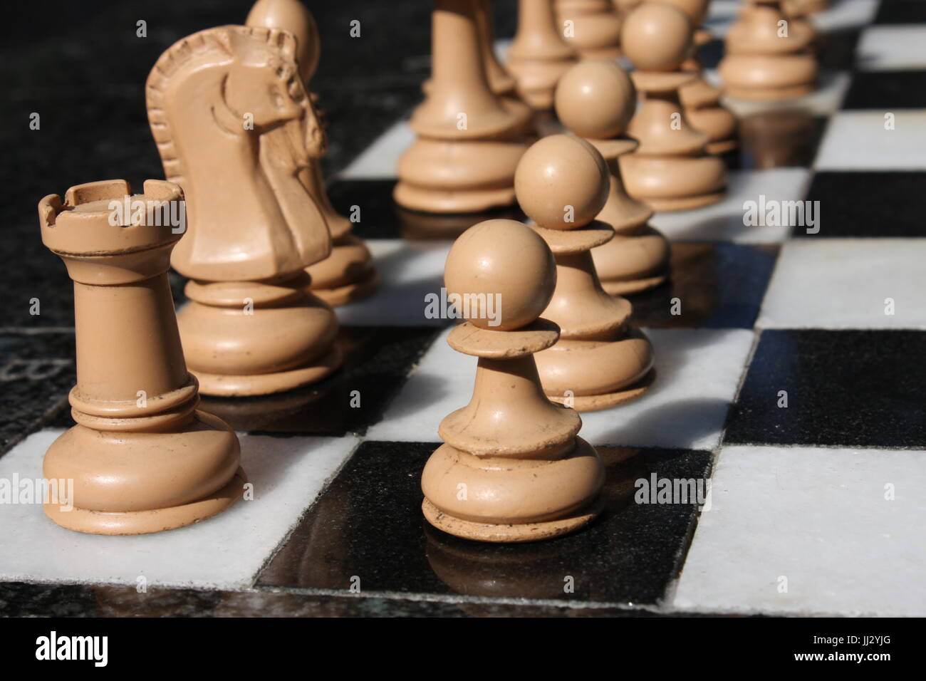 picture of a chess Board and chess pieces Stock Photo - Alamy