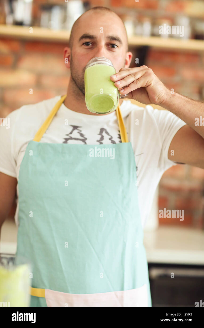 Cuisine bald chef hi-res stock photography and images - Alamy