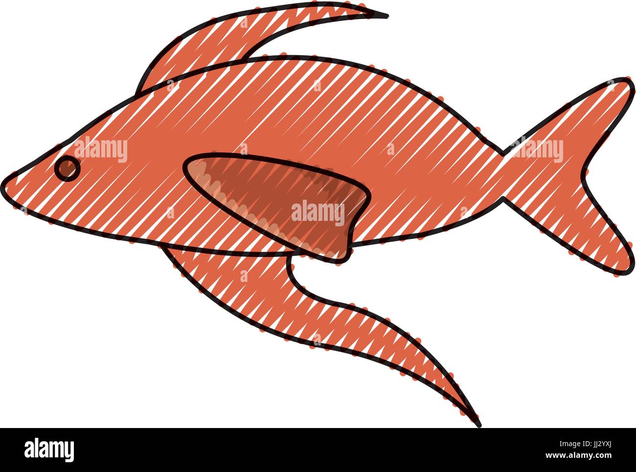 Fish cartoon isolated Stock Vector Image & Art - Alamy