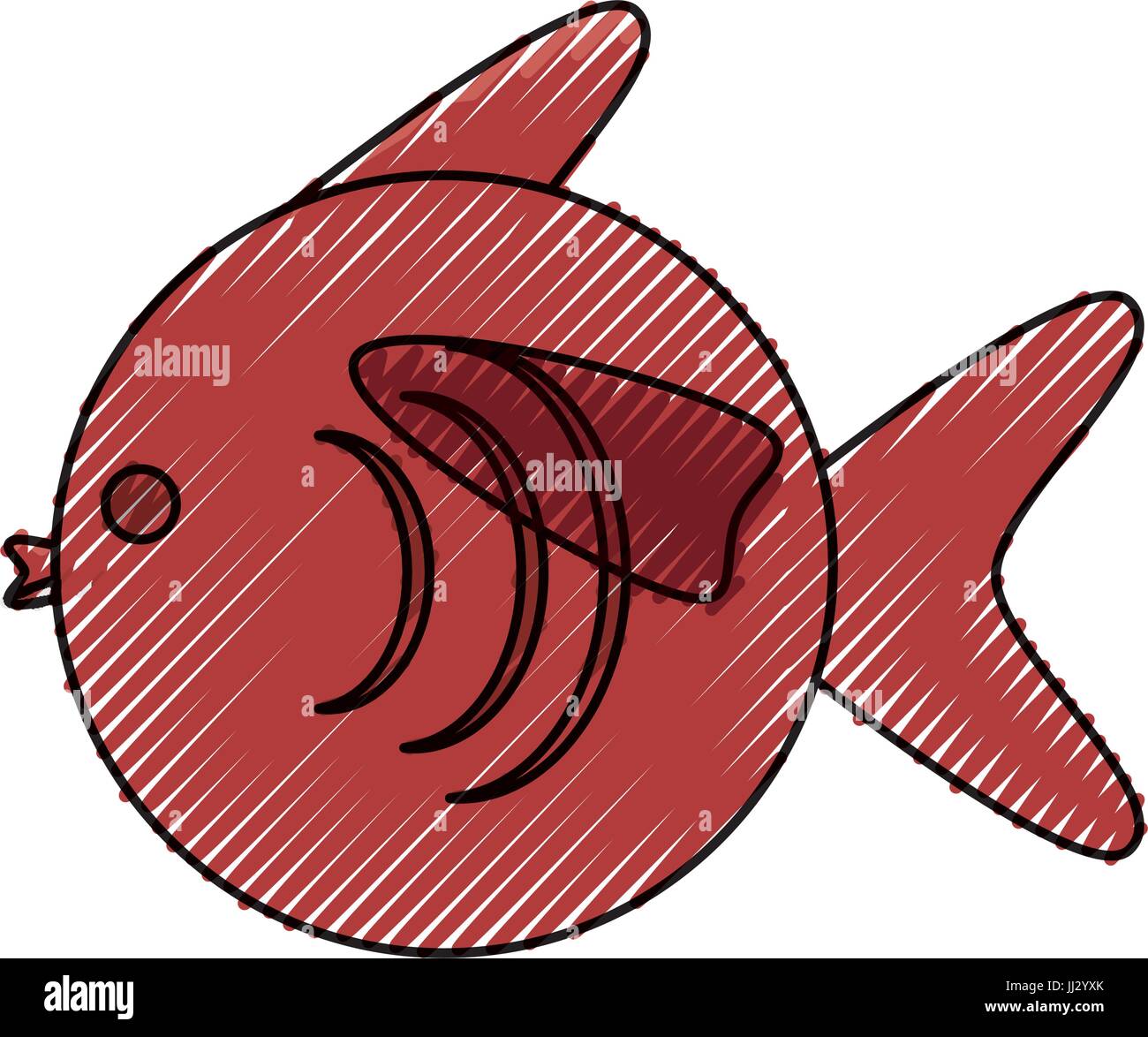 Fish cartoon isolated Stock Vector Image & Art - Alamy