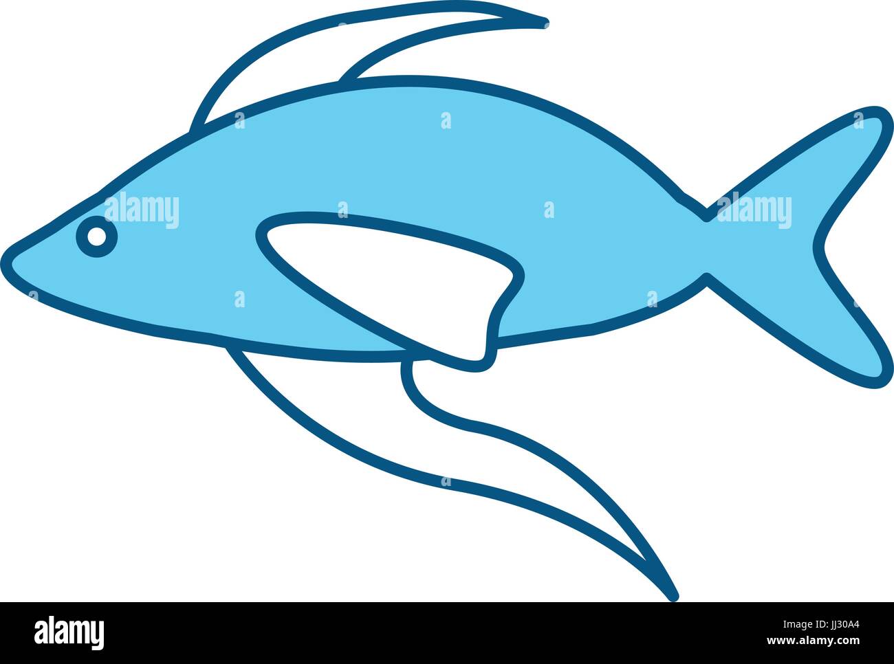 Fish cartoon isolated Stock Vector Image & Art - Alamy