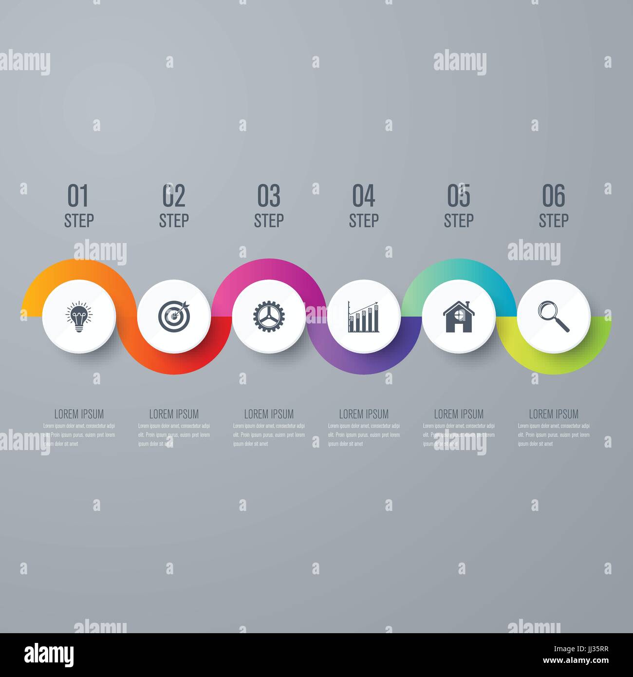 Parts circle design element Stock Vector Images - Alamy