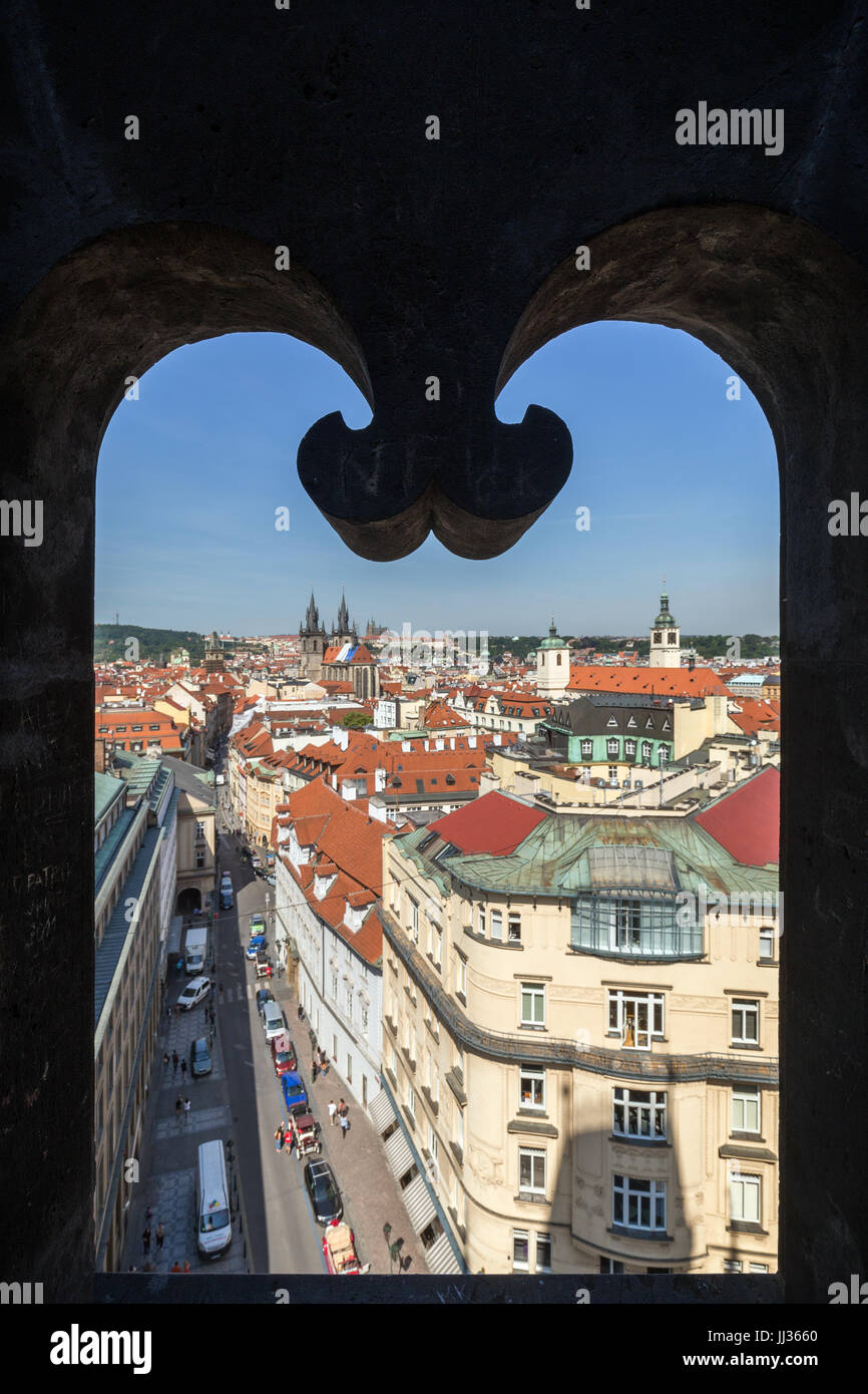 Prague view from the powder tower hi-res stock photography and images ...