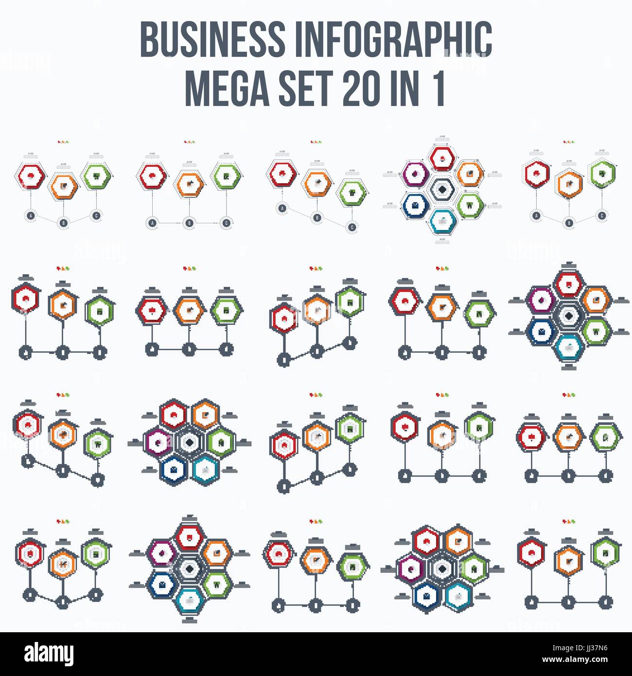 Set with infographics Stock Vector Image & Art - Alamy