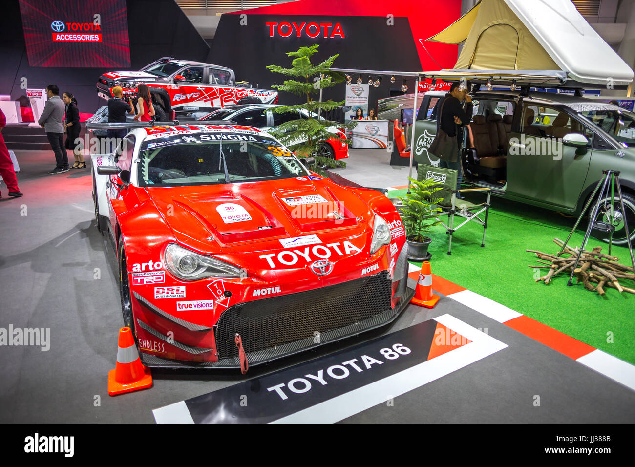 BANGKOK - JULY 5 : Modified car show show at Bangkok International Auto ...