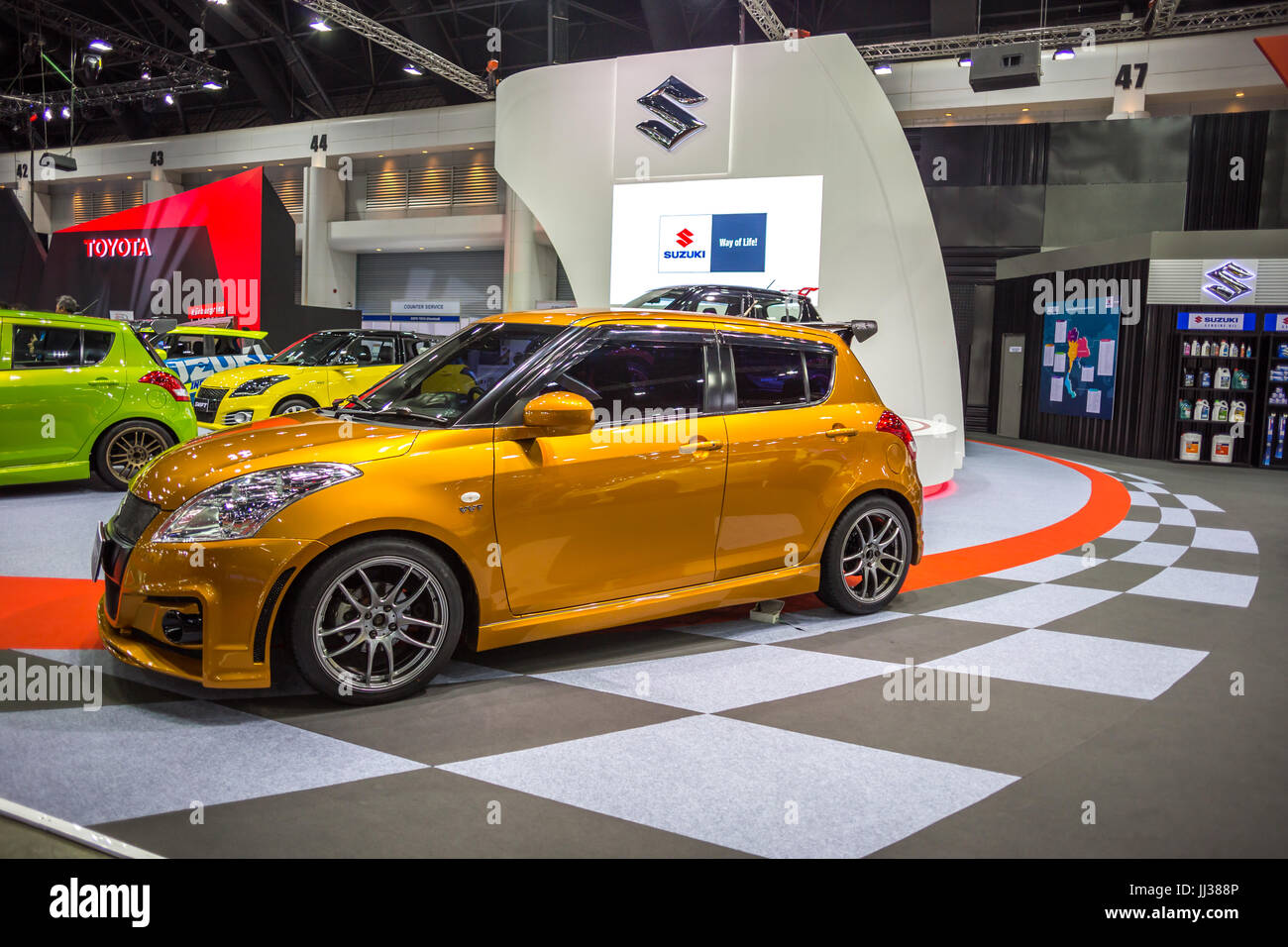 BANGKOK - JULY 5 : Modified car show show at Bangkok International Auto ...