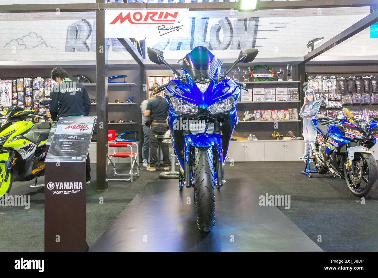 BANGKOK - JULY 5 : Modified motorcycle show at Bangkok International ...