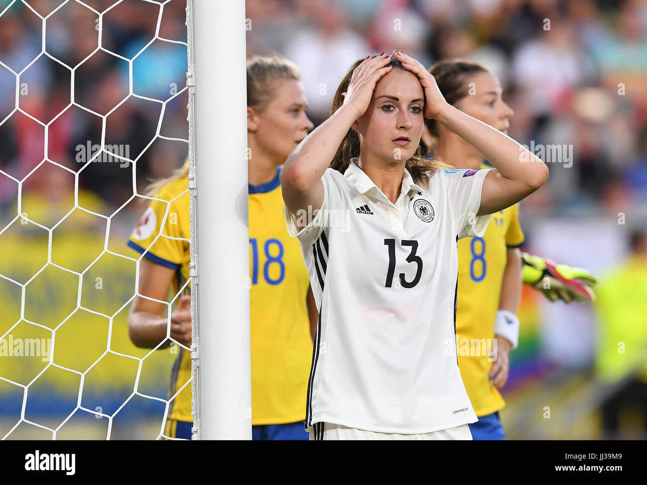 Germanys Sara Daebritz Reacts During The Uefa Womens Euro 2017