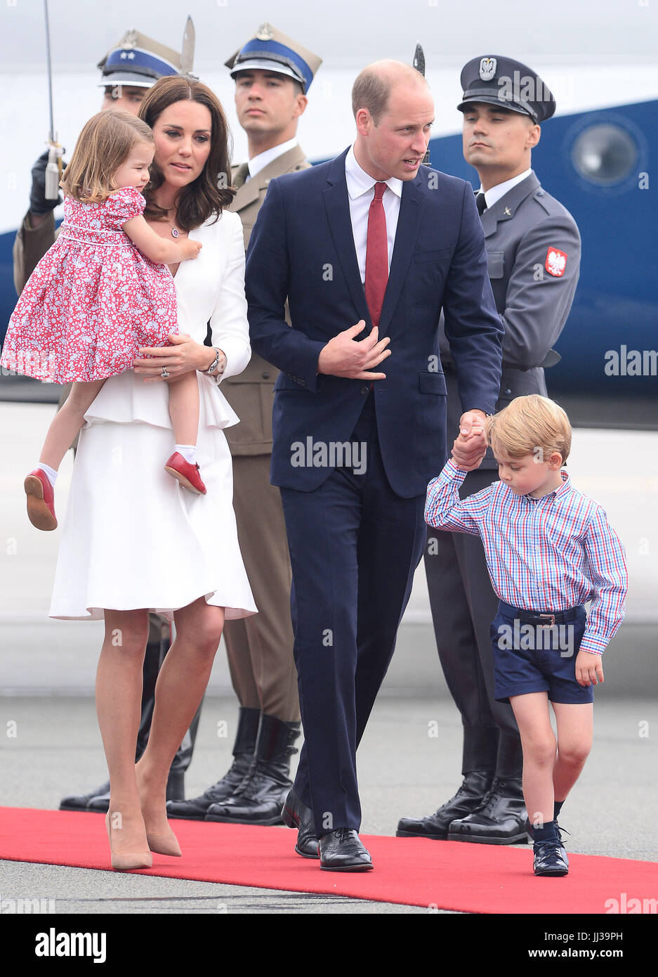 Warsaw, Poland. 17th July, 2017. Catherine Duchess of Cambridge ...