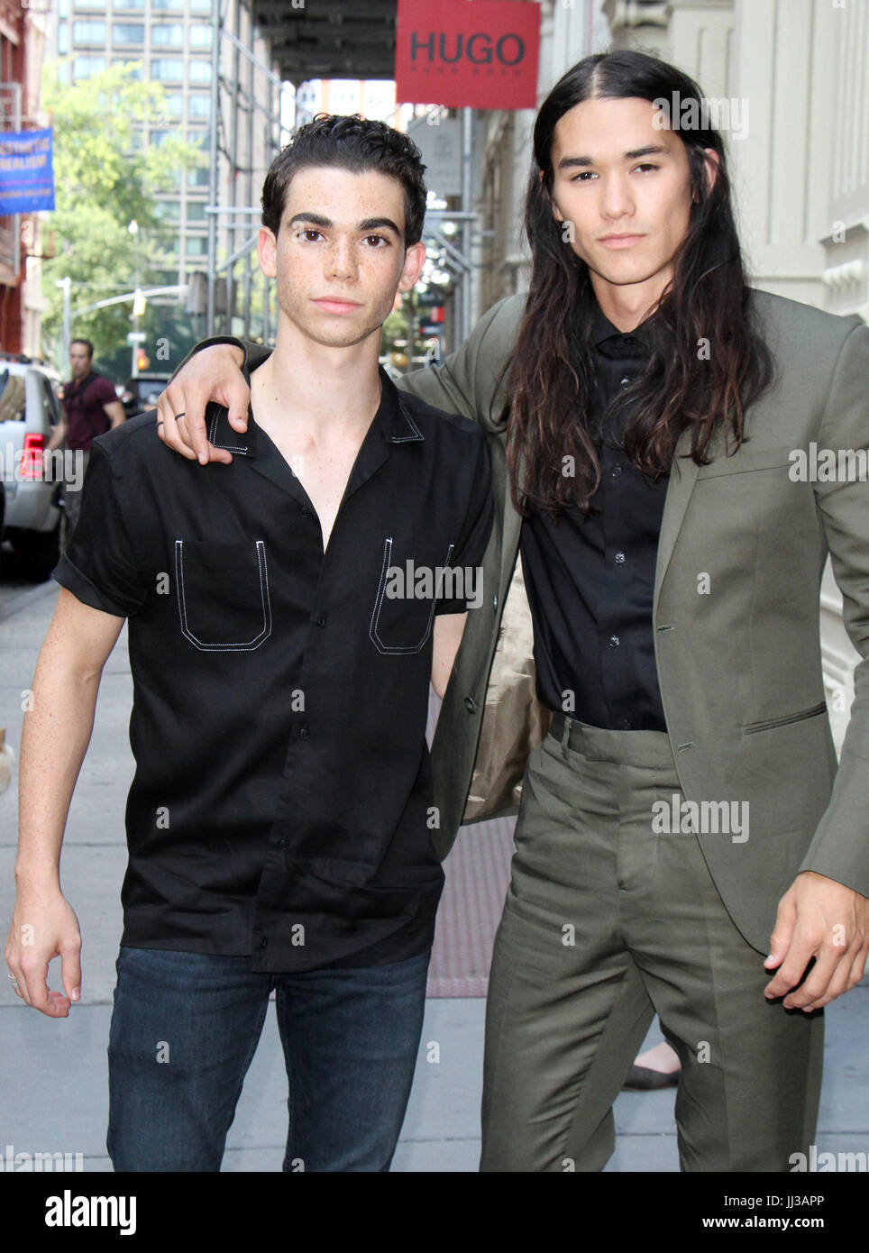 New York, NY, USA. 17th July, 2017. Cameron Boyce and Booboo Stewart at ...