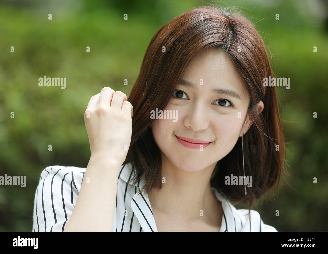 S. Korean actress Lee Elijah South Korean actress Lee Elijah poses for ...