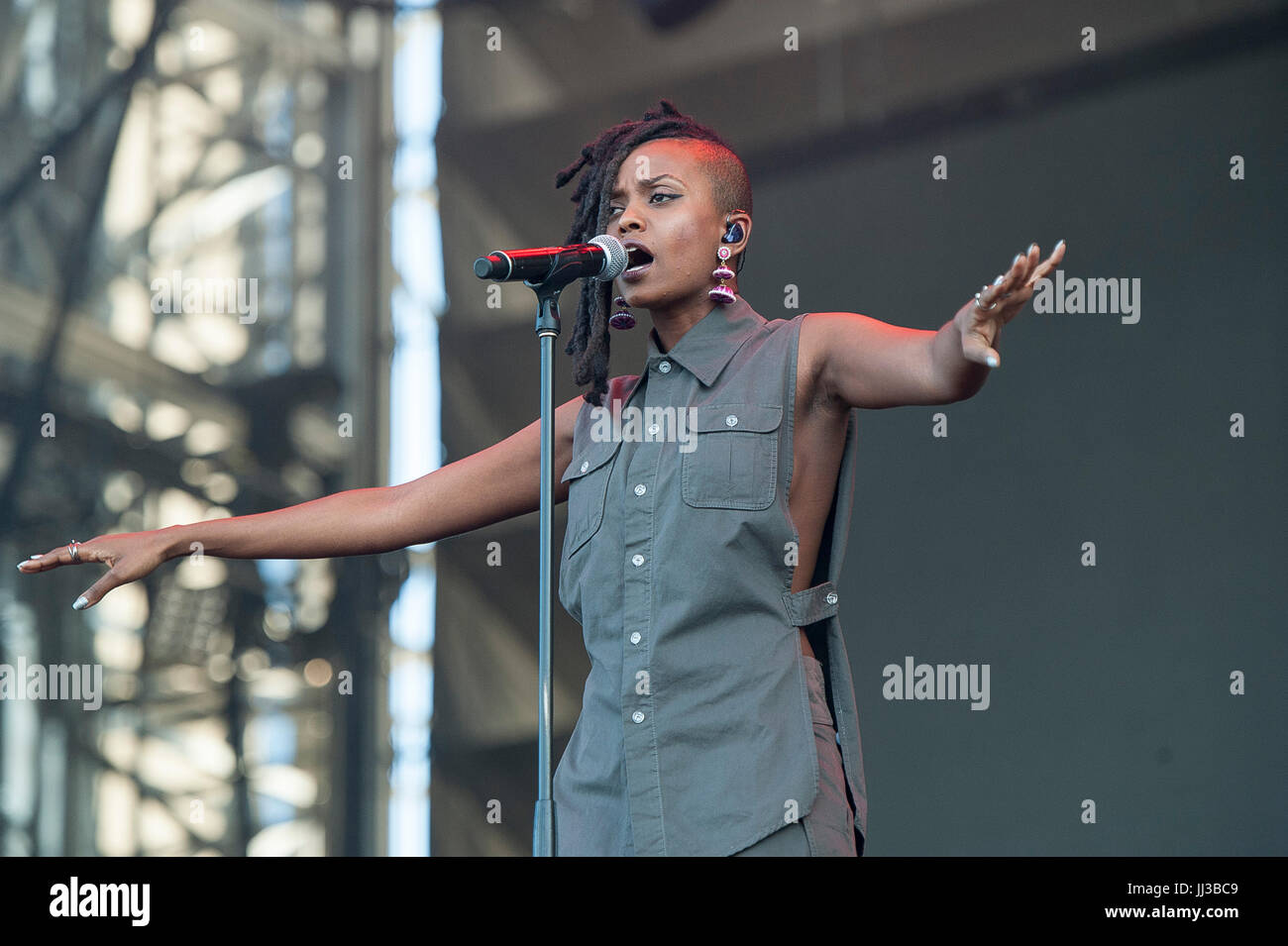 July 15, 2017 - Quebec City, Quebec; CAN - Singer KELELA performs live ...
