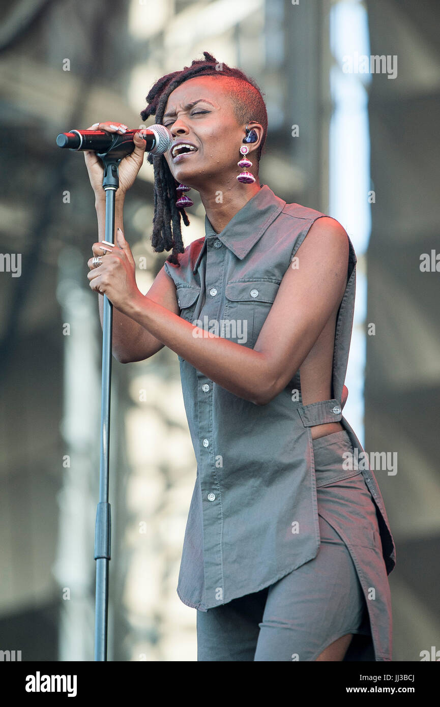 July 15, 2017 - Quebec City, Quebec; CAN - Singer KELELA performs live ...