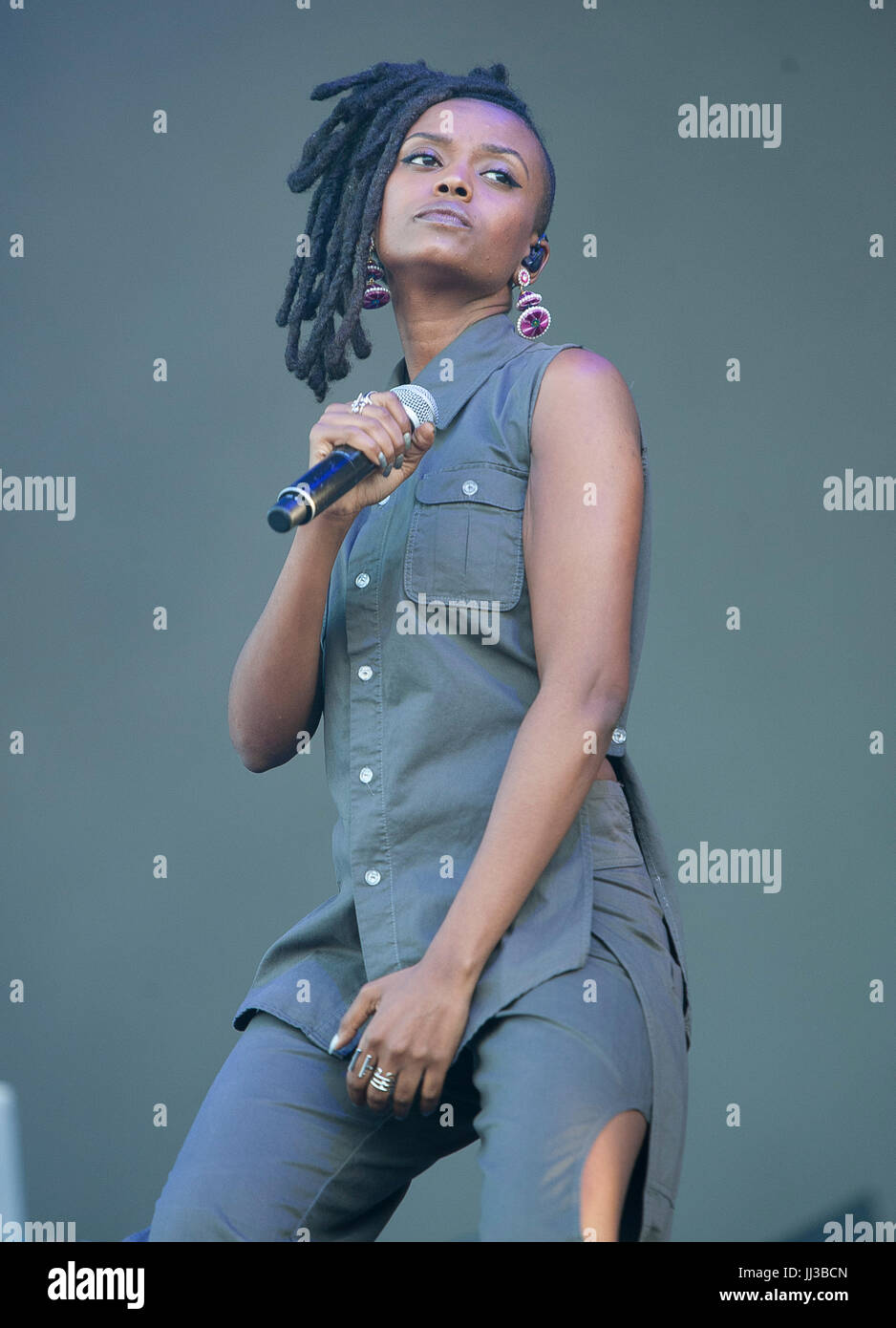 July 15, 2017 - Quebec City, Quebec; CAN - Singer KELELA performs live ...