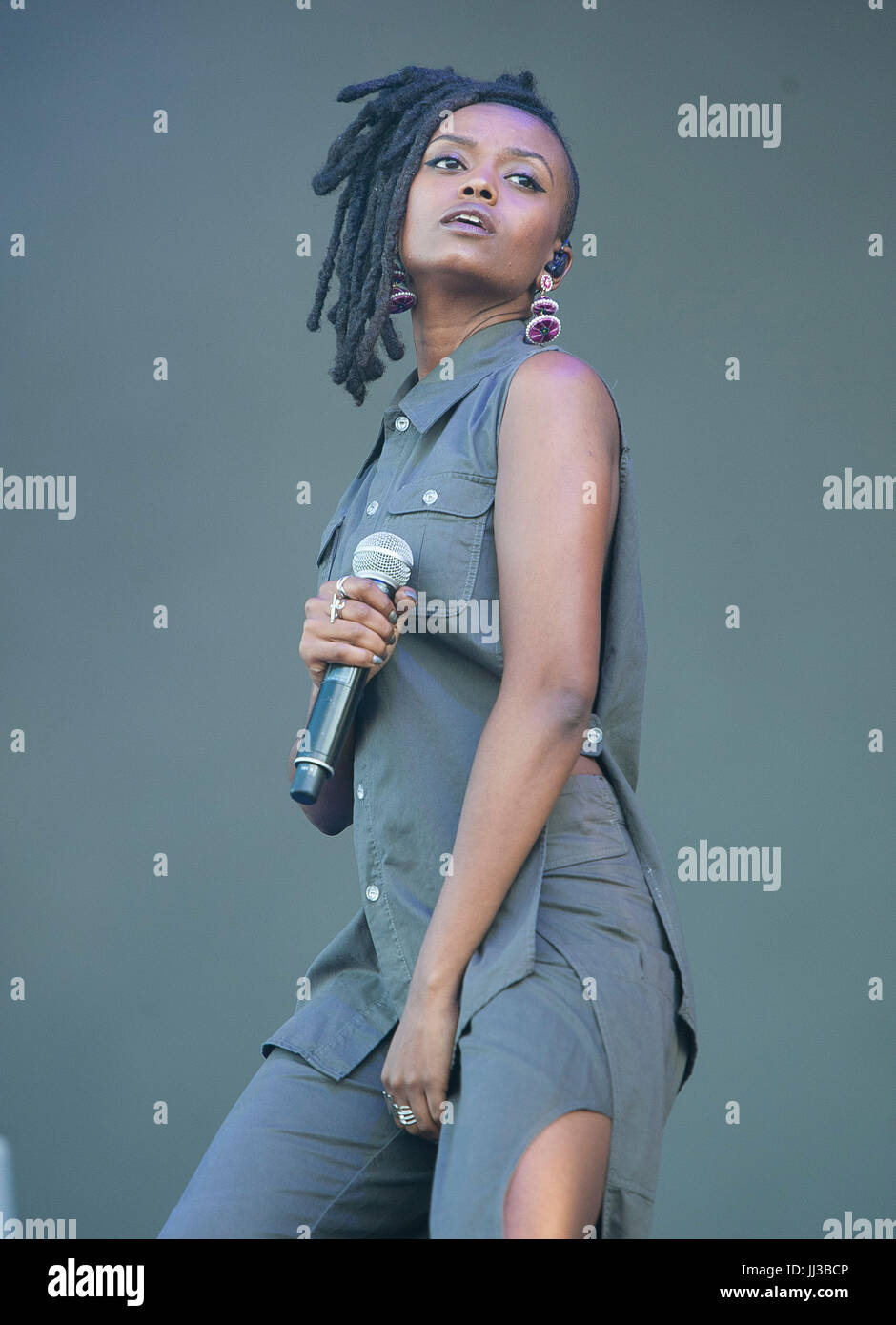 July 15, 2017 - Quebec City, Quebec; CAN - Singer KELELA performs live ...