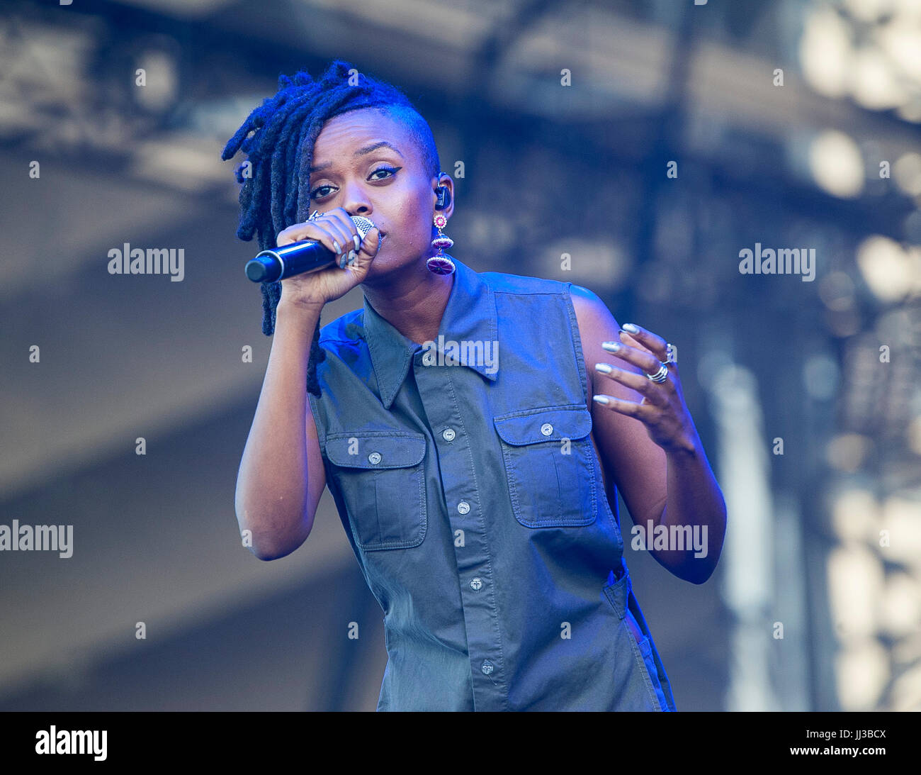July 15, 2017 - Quebec City, Quebec; CAN - Singer KELELA performs live ...
