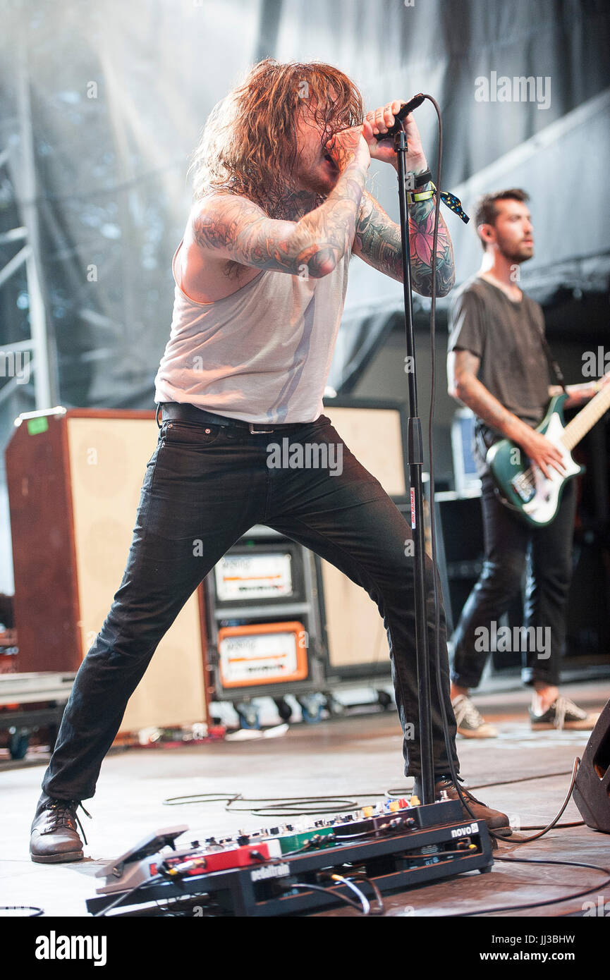 July 15, 2017 - Quebec City, Quebec; CAN - Singer MIKE HRANICA of the ...