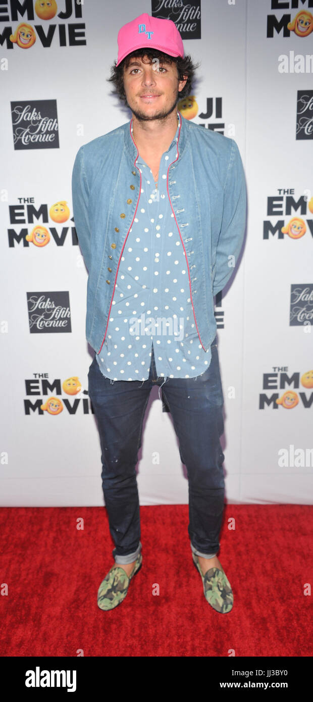 New York, USA. 17th July, 2017. Matthew Chevallard attends the Saks ...