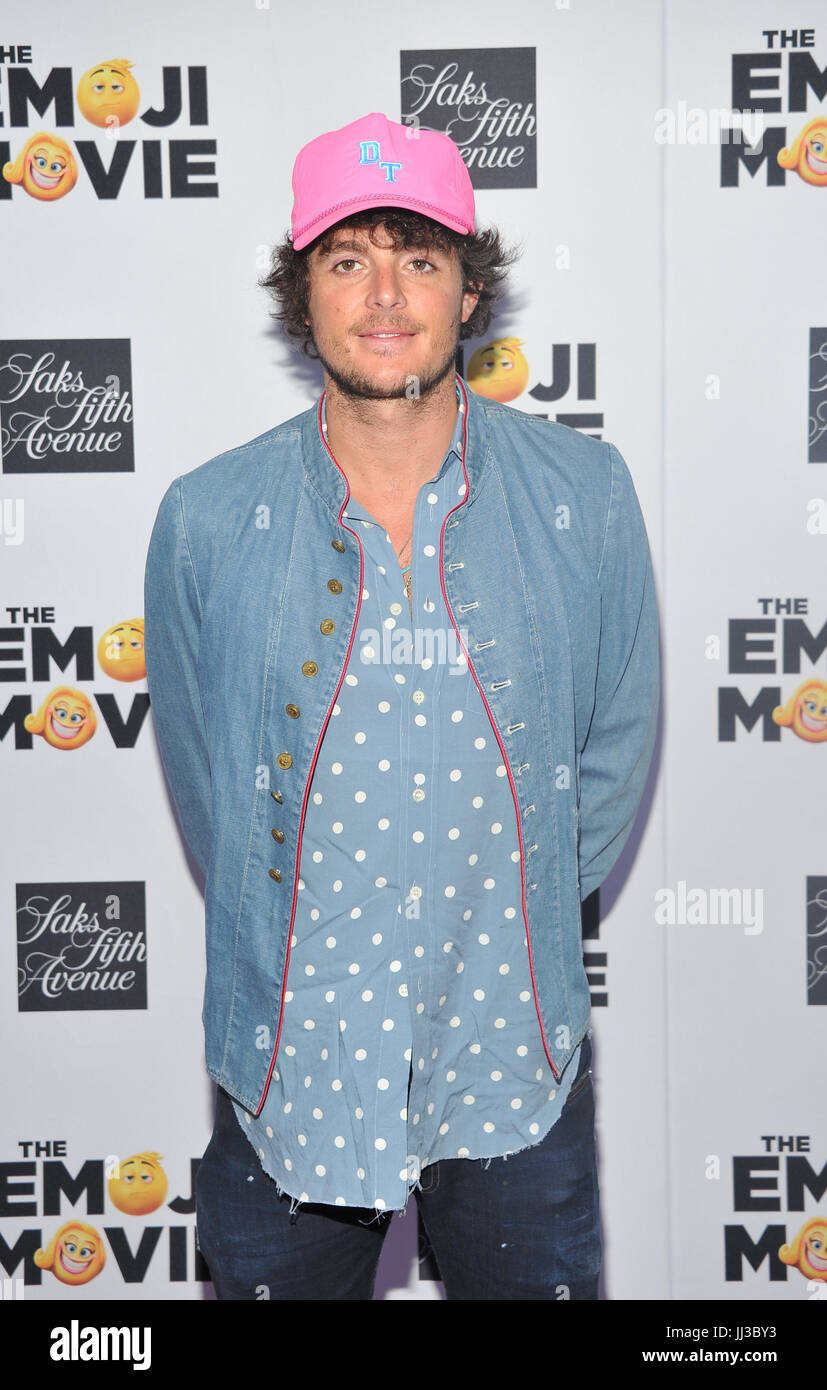 New York, USA. 17th July, 2017. Matthew Chevallard attends the Saks ...