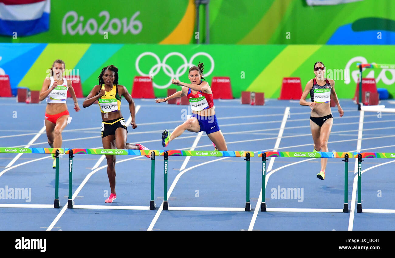 Zuzana Hejnova (CZE) wins women's 400m hurdles semifinal in 54.55 in ...