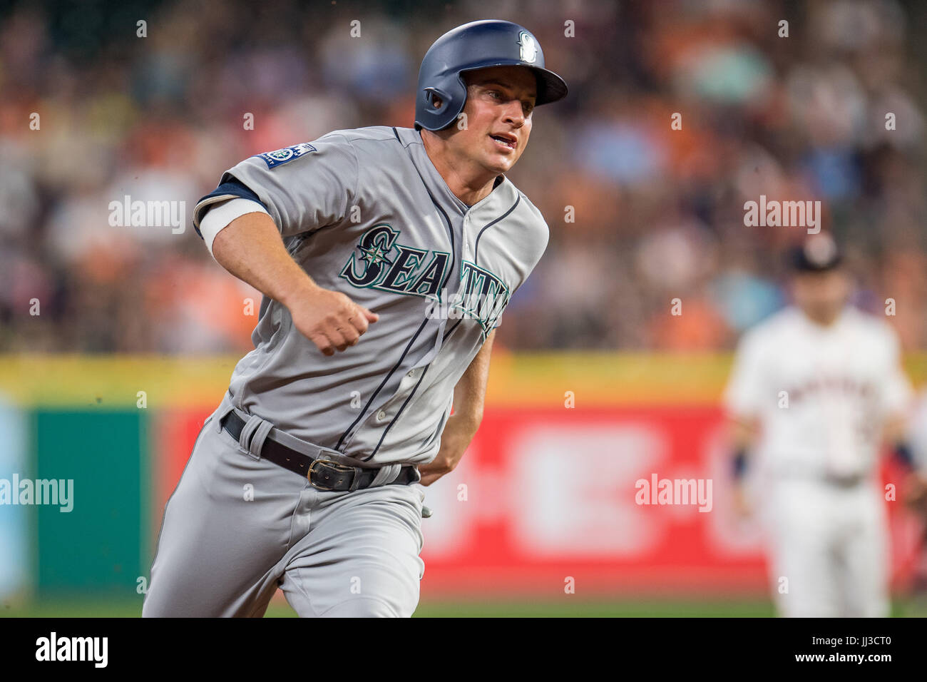 Houston, TX, USA. 17th July, 2017. Seattle Mariners third baseman Kyle ...