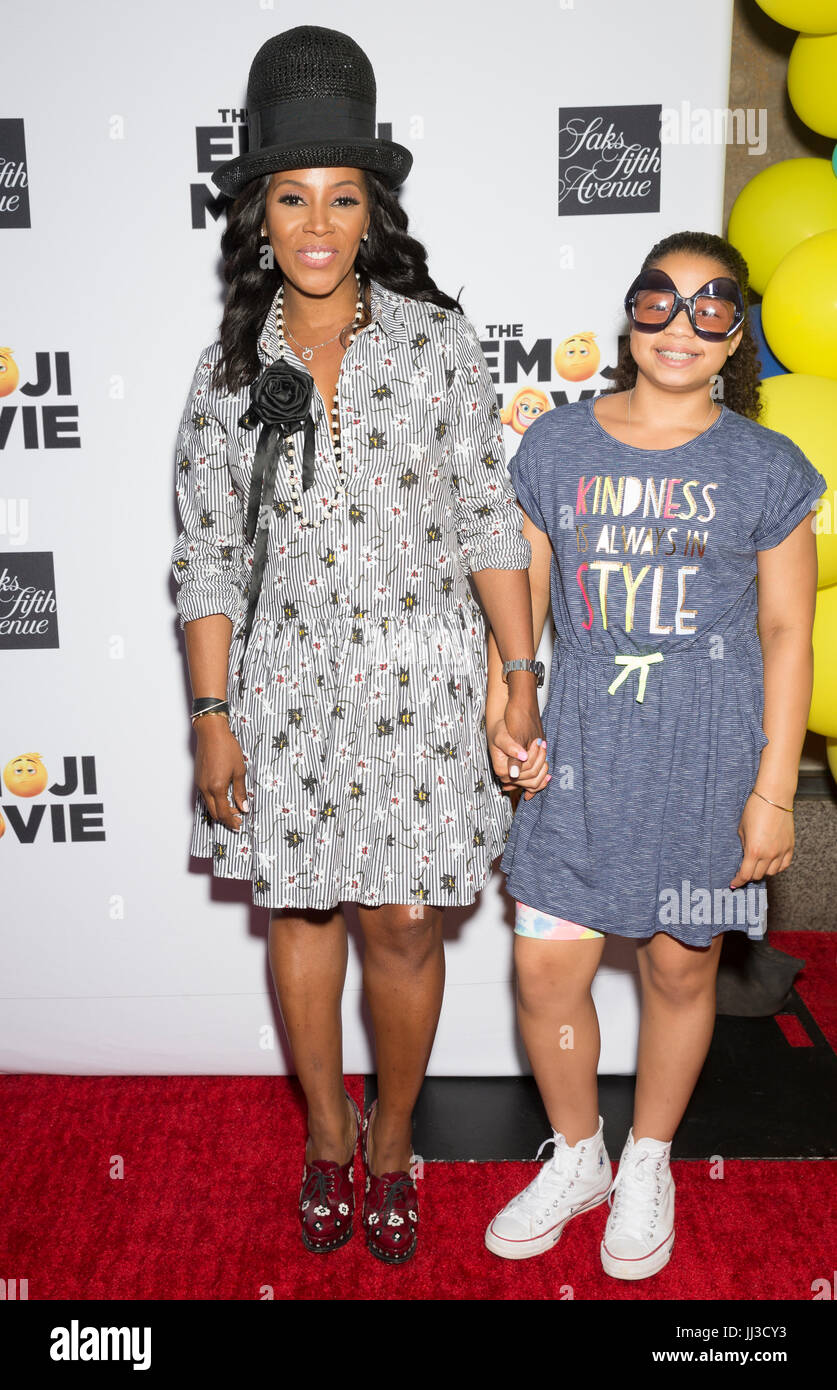 New York, USA. 17th July, 2017. Stylist June Ambrose and daughter ...
