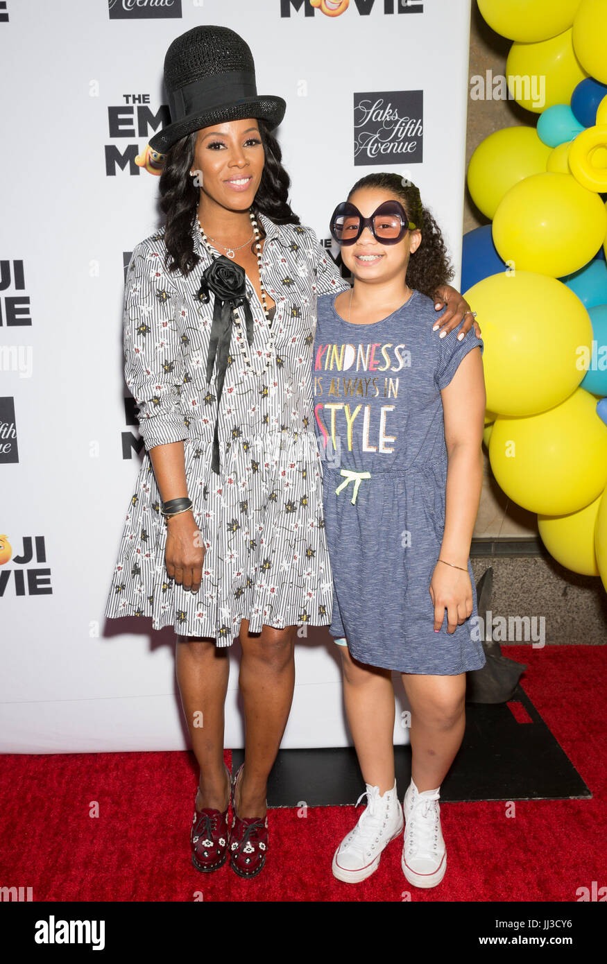 New York, USA. 17th July, 2017. Stylist June Ambrose and daughter ...