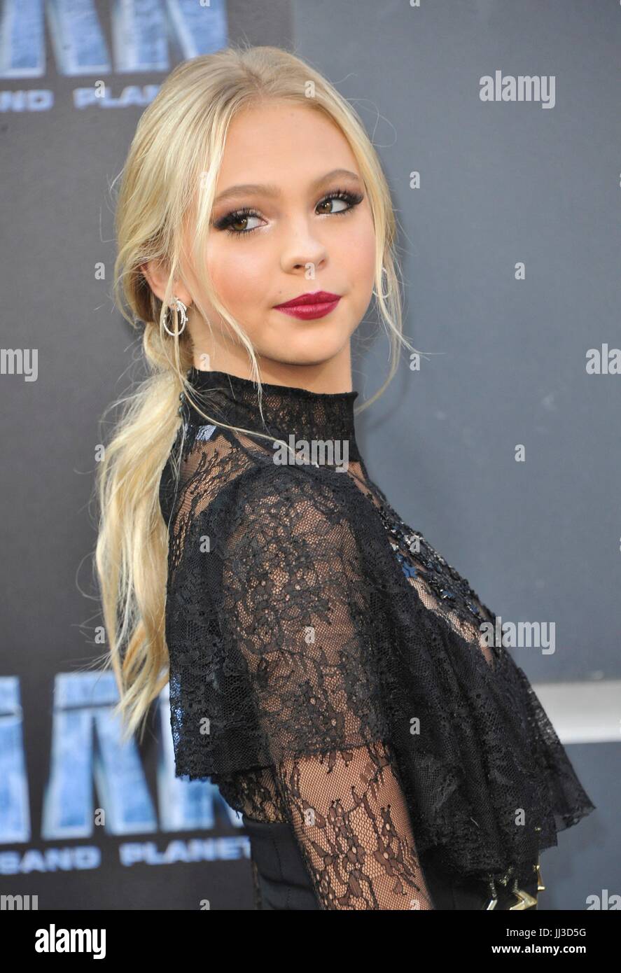 Los Angeles, CA, USA. 17th July, 2017. Jordyn Jones at arrivals for ...