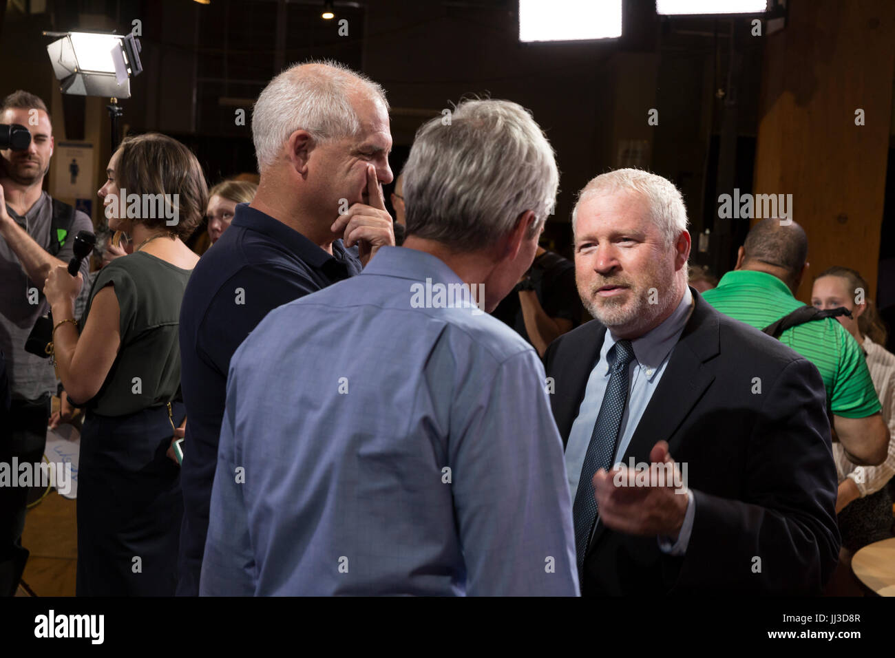 Seattle, Washington, USA. 17th July, 2017. Candidate and former Seattle ...