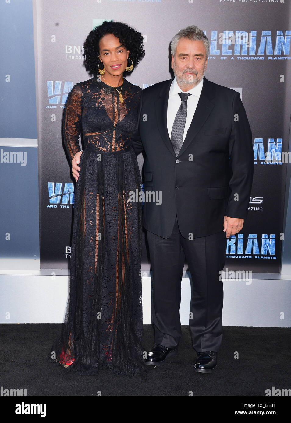 Los Angeles, USA. 17th July, 2017. Luc Besson, wife Virginie 042 at ...