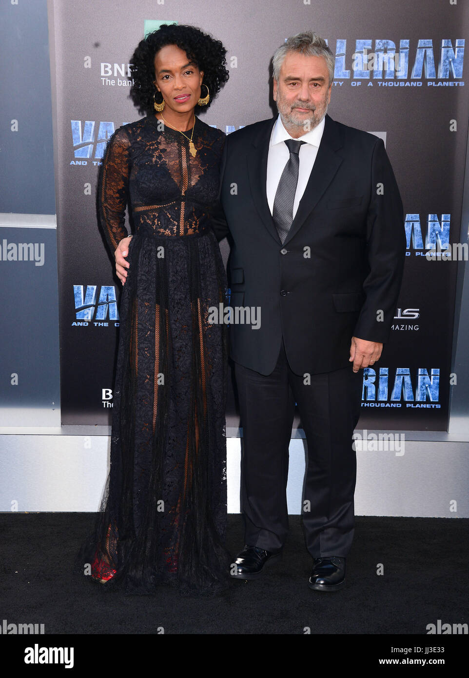 Los Angeles, USA. 17th July, 2017. Luc Besson, wife Virginie 043 at ...