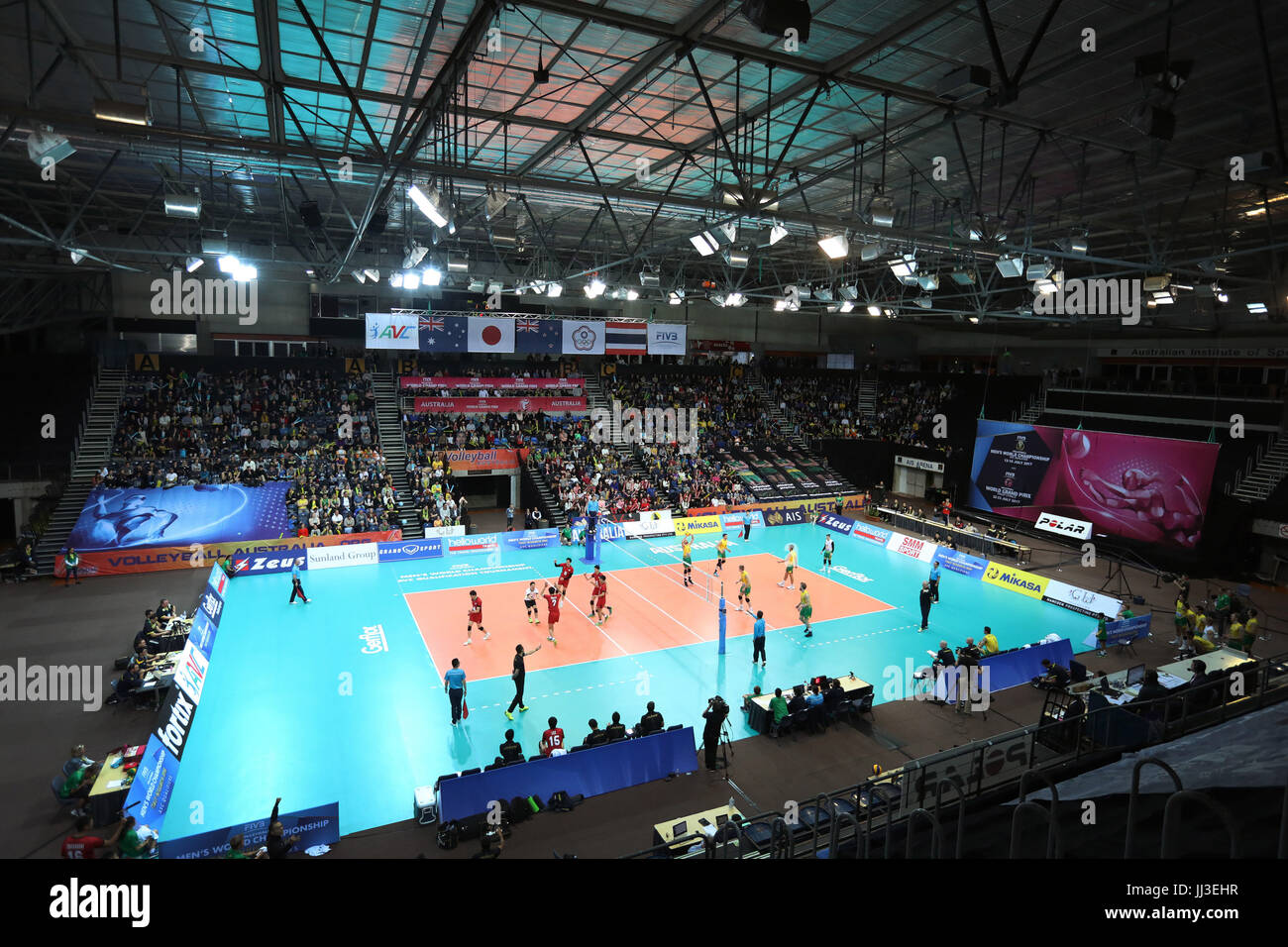 JPN vs AUS 15 JULY 2017 in AUSTRALIA CANBERRA AIS Arena 2018 Mens World ...