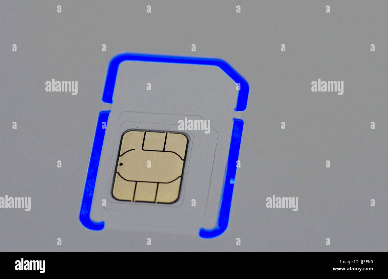 A SIM card on a desk in Berlin, Germany, 14 July 2017. Photo: Paul ...