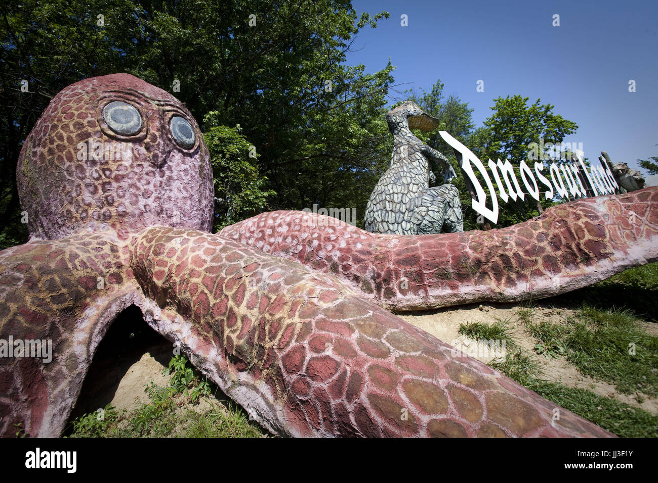 June 11, 2017 - White Post, VA, USA - Dinosaur Land, White Post, VA ...