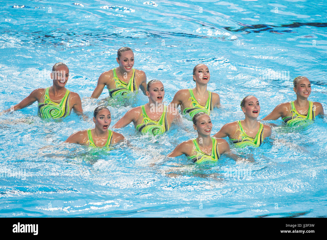Synchronized swimming routine ukraine hi-res stock photography and ...