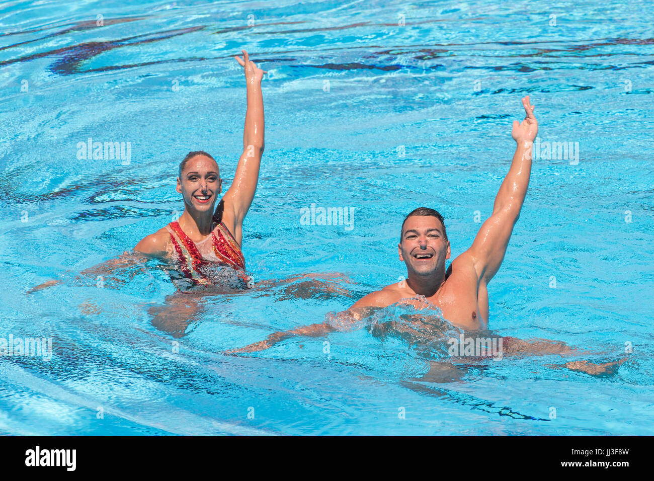 Budapest, Hungary. 17th July, 2017. Rene Robert Prevost & Isabelle ...
