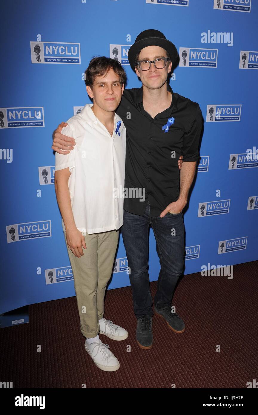 New York, NY, USA. 17th July, 2017. Gavin Creel, Taylor Trensch at ...