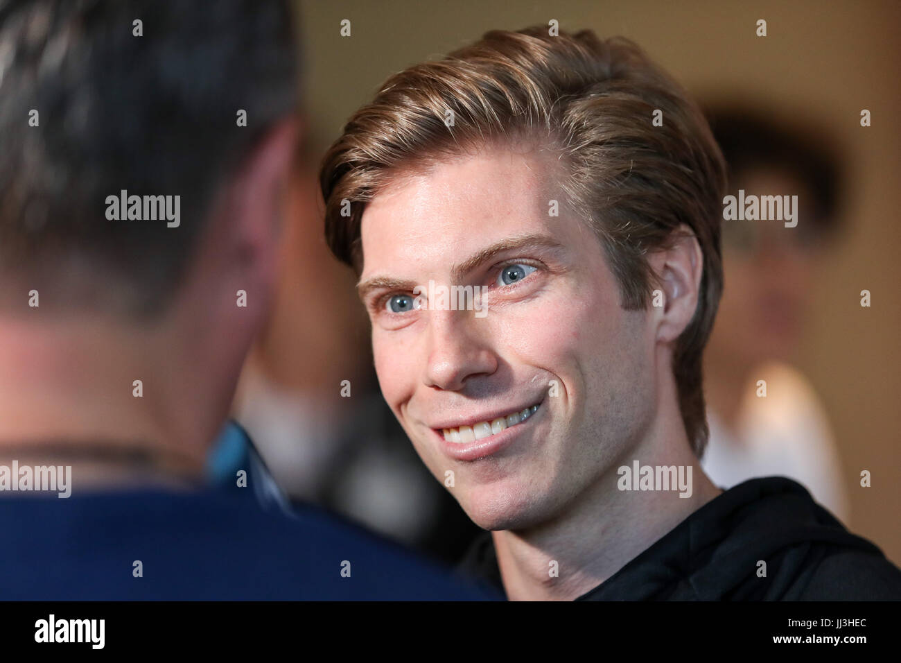Leipzig, Germany. 18th July, 2017. German fencer Peter Joppich, four ...