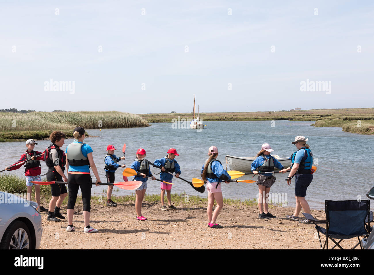 Brancaster, Norfolk, UK. 18th July, 2017. UK Weather: Hot sunny spells ...
