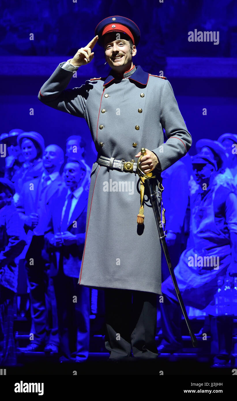 Berlin, Germany. 18th July, 2017. Actor Maximilian Nowka as Wilhelm ...