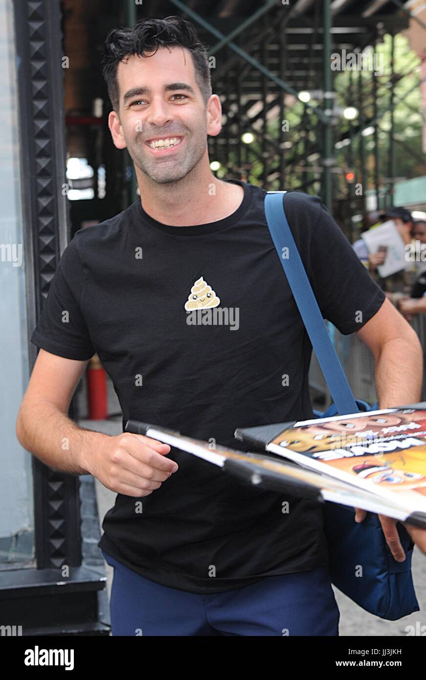 New York, NY, USA. 17th July, 2017. Jeremy Burge out and about for ...