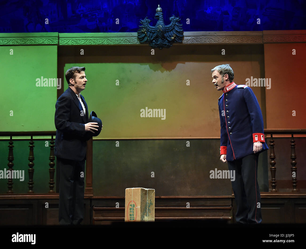 Berlin, Germany. 18th July, 2017. Actor Maximilian Nowka as Wilhelm ...